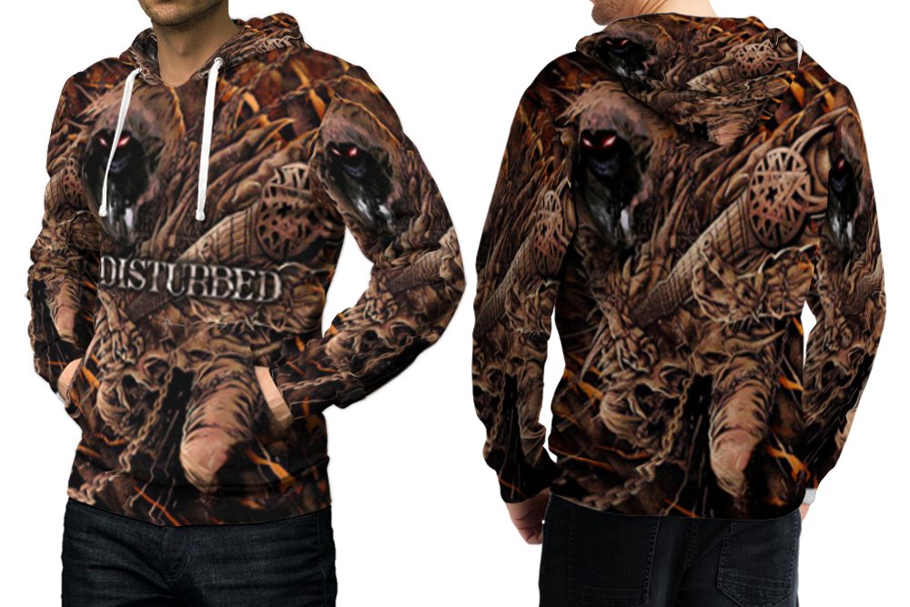 Disturbed Guitarist From Hell Men's Hoodie