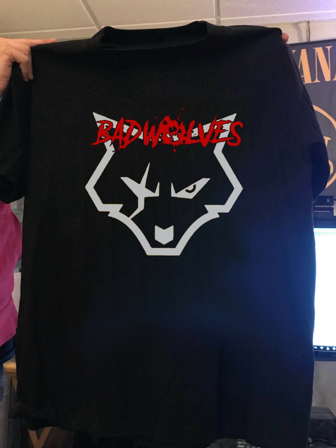 BAD WOLVES-Logo-Heavy Metal Band-Black T-Shirt American Size New