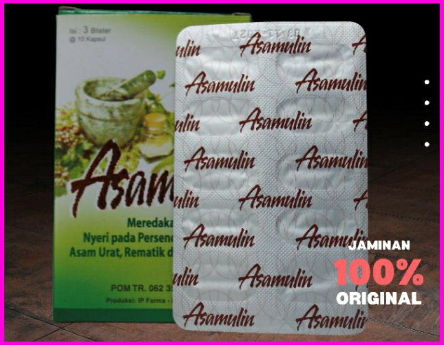 10 BOXES ORIGINAL 100% ASAMULIN FOR uric acid, rheumatism, rheumatic pain