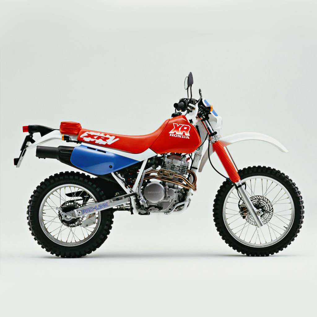 Sticker Decal Honda XR200 1987 Side Cover Fuel Tank (Free shipping)
