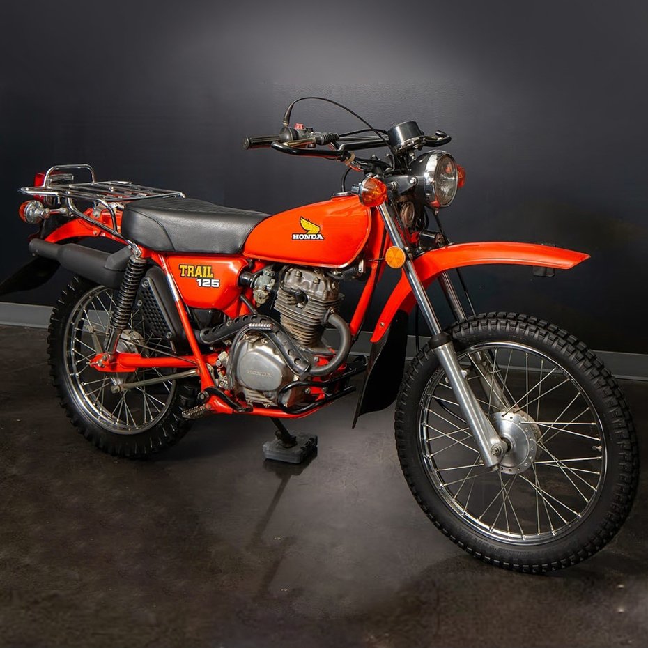 Sticker Decal Honda Ct125 Trail 125 1977 Side Cover Fuel Tank (Free ...