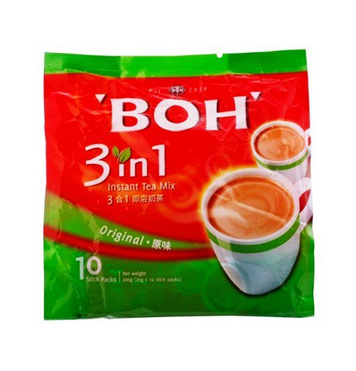 BOH INSTANT TEA MIX (MILK TEA) ORIGINAL 3-IN-1 (10 sticks X 20 gram)