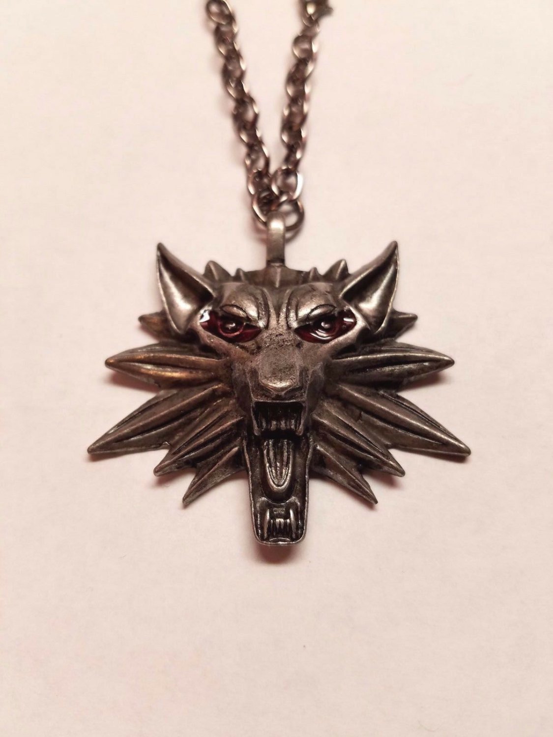 The Witcher - Wolf Witcher Medallion Necklace
