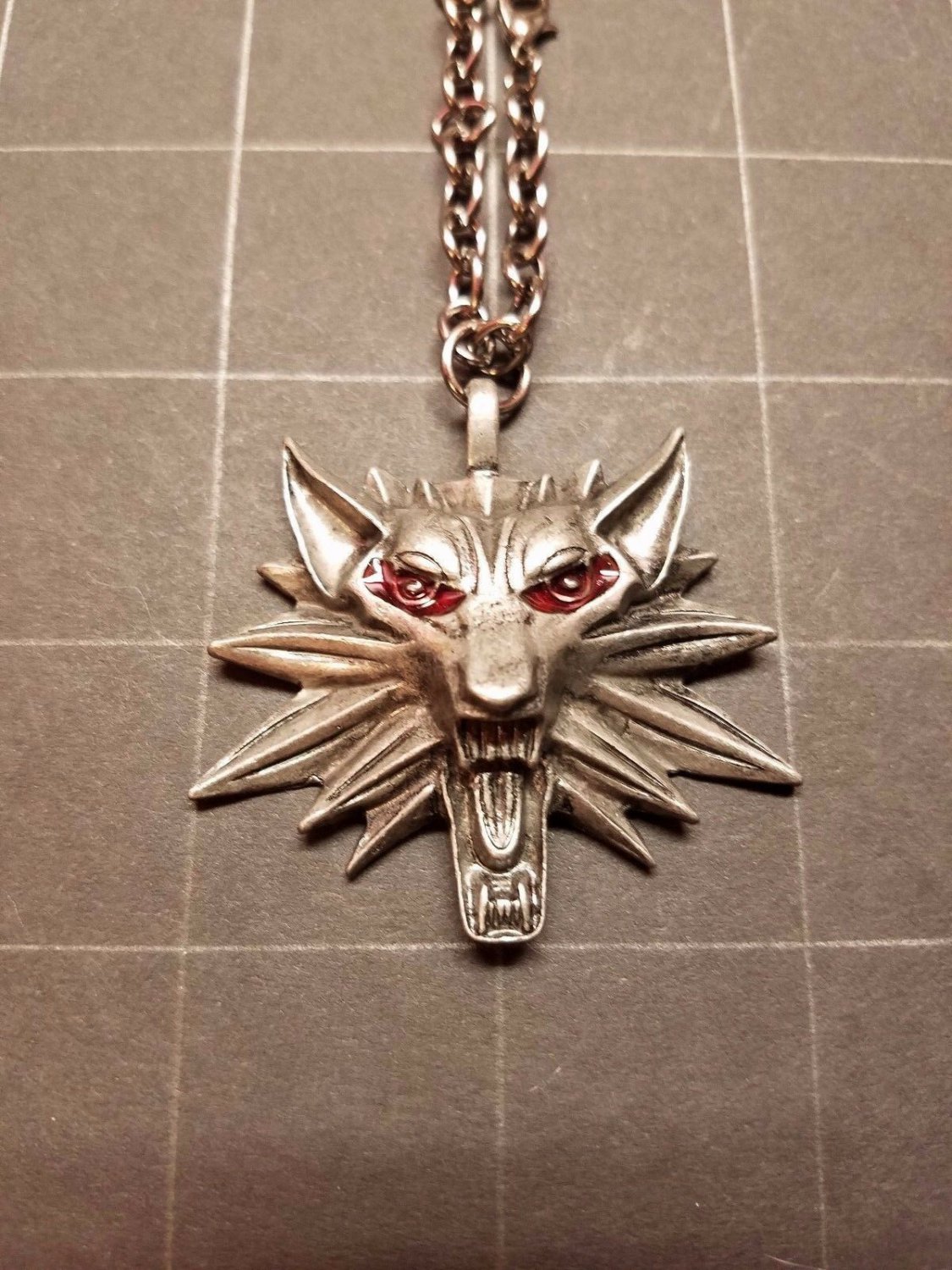 The Witcher - Wolf Witcher Medallion Necklace