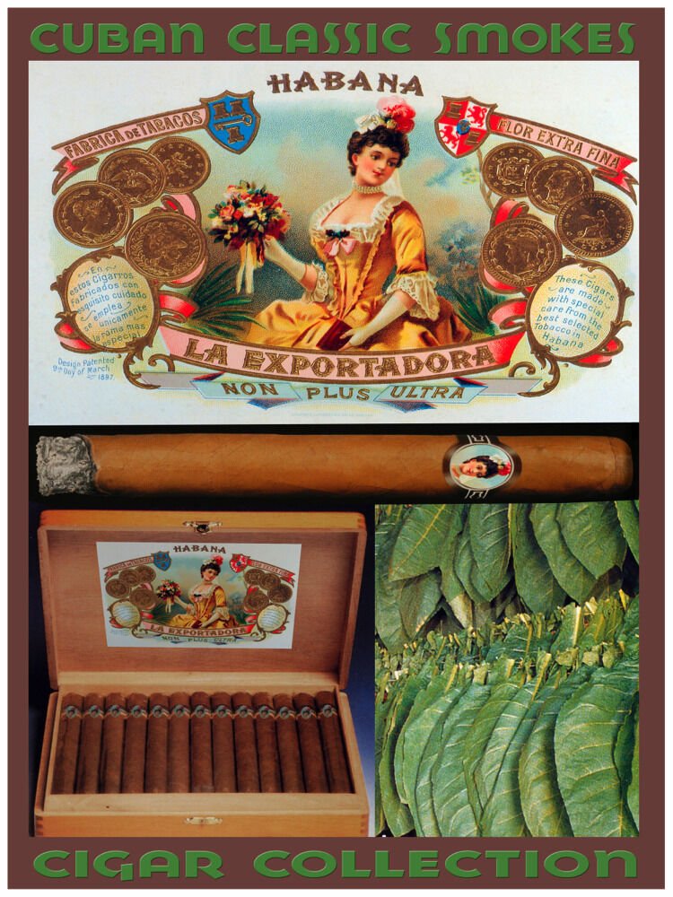 5312.Cuban Classic Cigars.La exportadora.tabaco.POSTER.decor Home ...