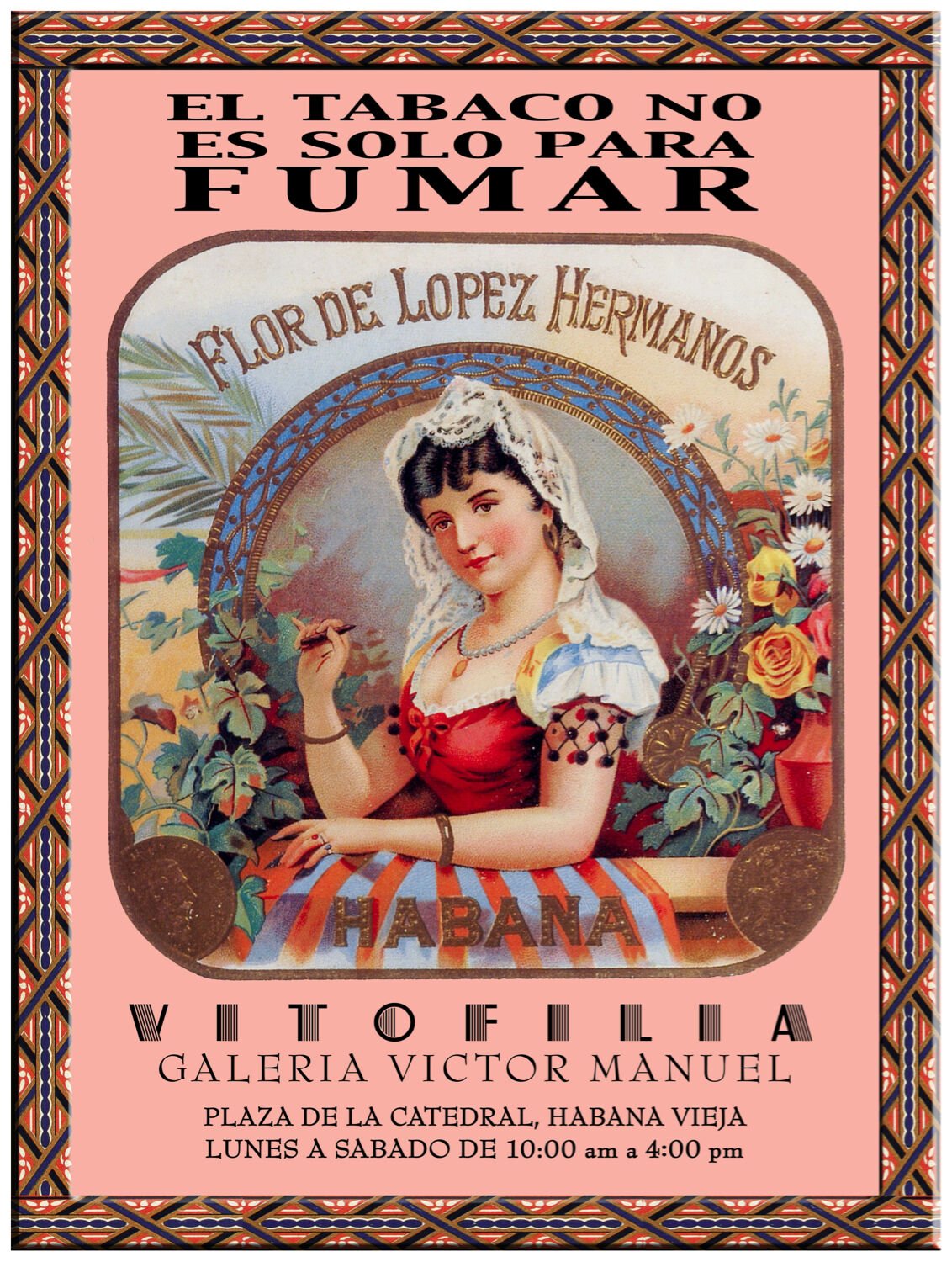 830.Vitofilia cuban cigar Art Decoration POSTER.Graphics to decorate ...