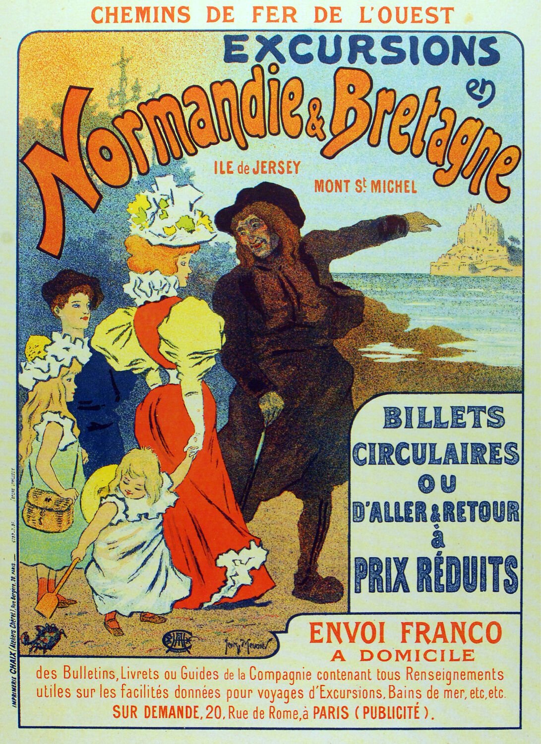 2125 Normandie & Bretagne Art Decoration POSTER.Graphics to decorate ...