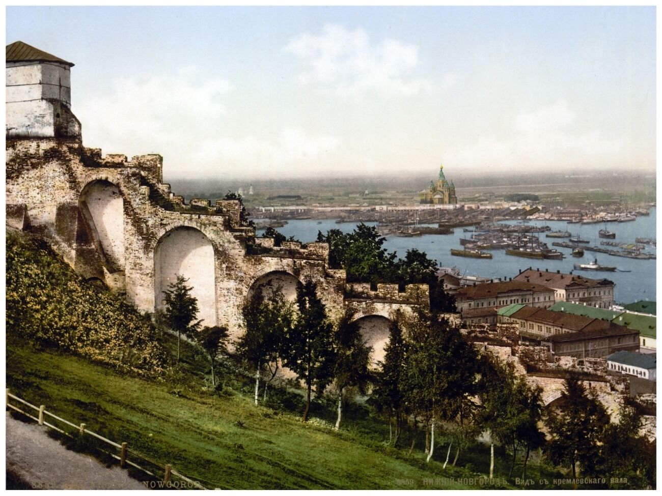 4409.Moscow countryside.castle in countryside.POSTER.decor Home Office art