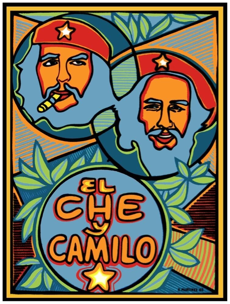 8134.El che y camilo.Portraits of che guevara and camilo.POSTER.art ...