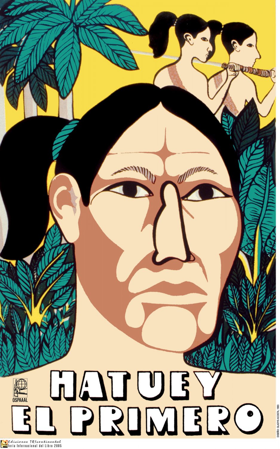 Political Cuban POSTER.Indian Hatuey 1st REBEL.Cuba Revolution protest ...