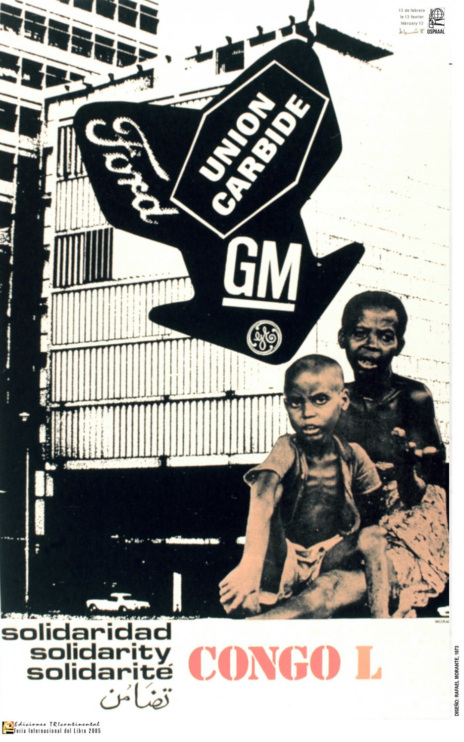 Political POSTER.CONGO children malnutrition.African.Anti-Imperialism ...