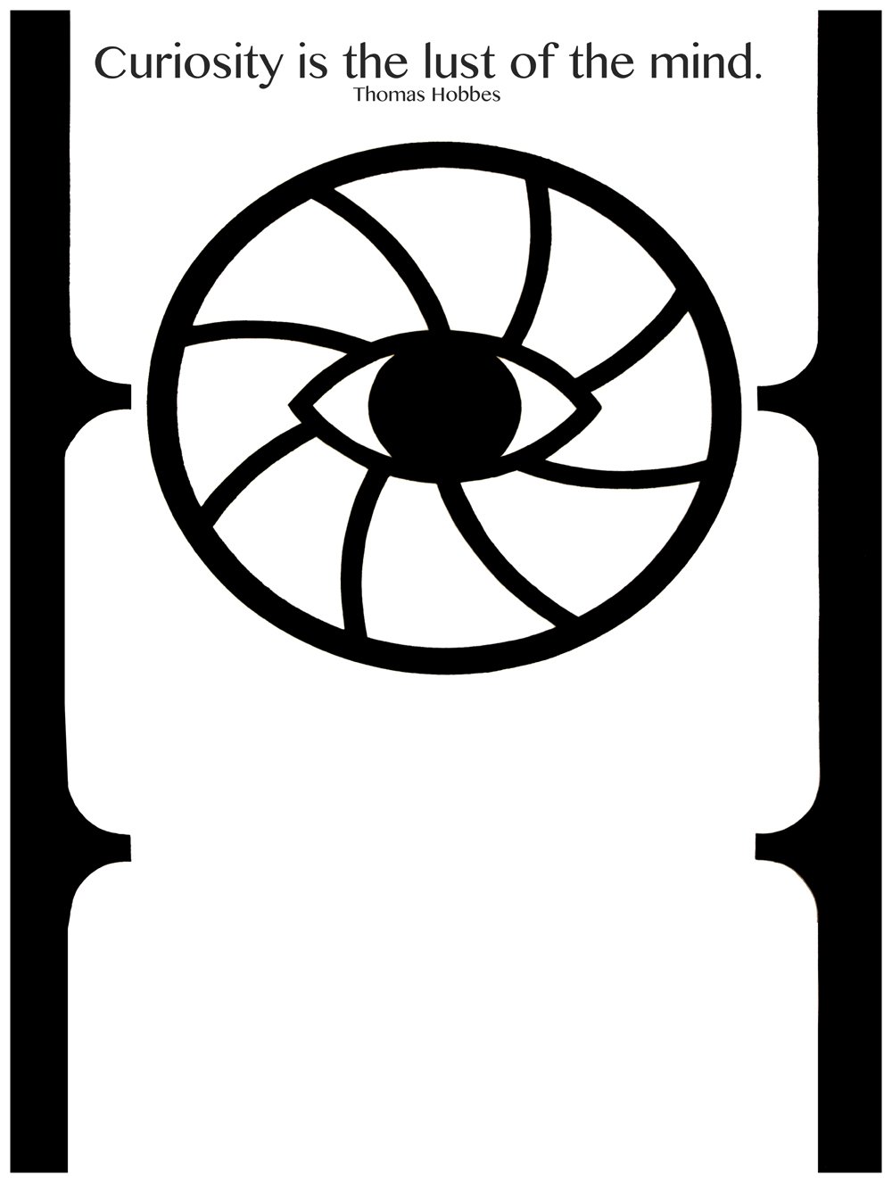 Decorative Poster.Curiosity is the lust of the mind.Inspirational ...