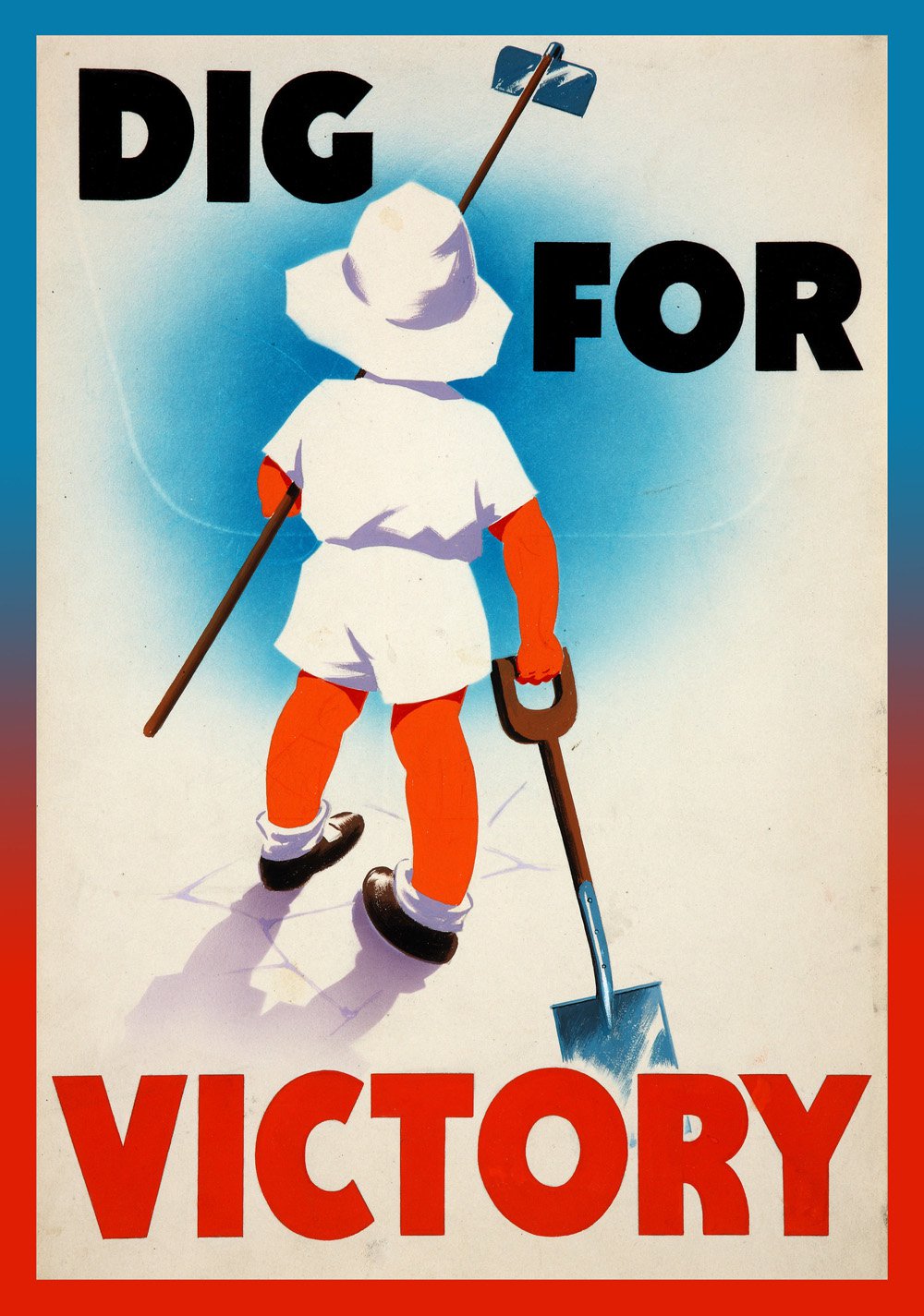 Decoration 8x10 Poster.Inspirational.Motivational.Dig for Victory.9750