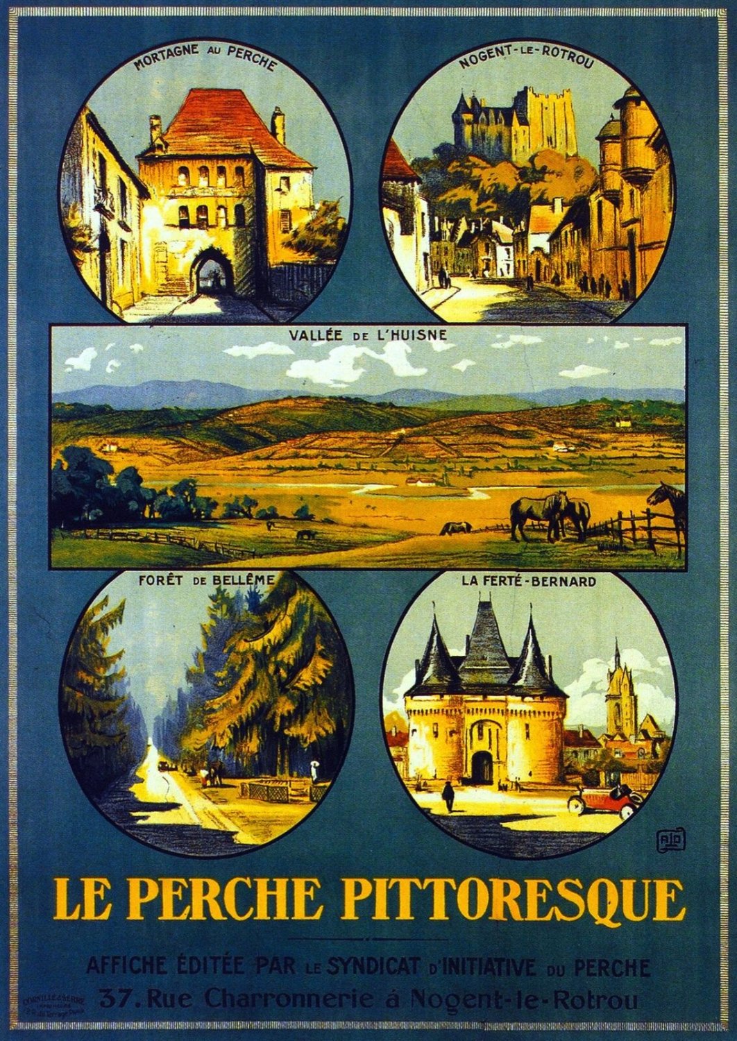 3185.Le Perche Pittoresque POSTER.French Travel art.Room Home art ...