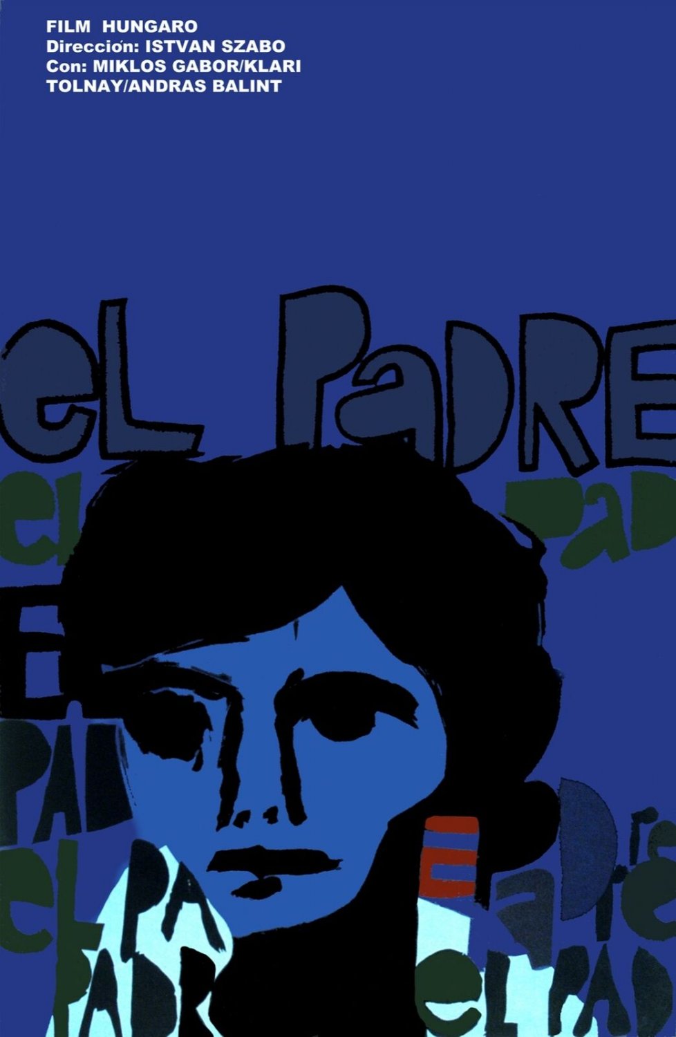 4537.El padre.portrait of blue priest.movie.POSTER.Decoration.Wall room art