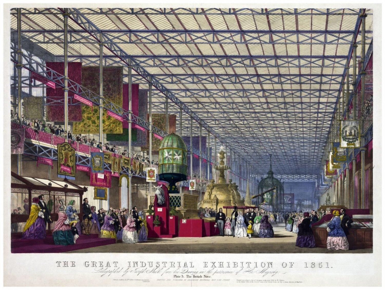 8993.The great industrial exhibition of 185.POSTER.decor Home Office art