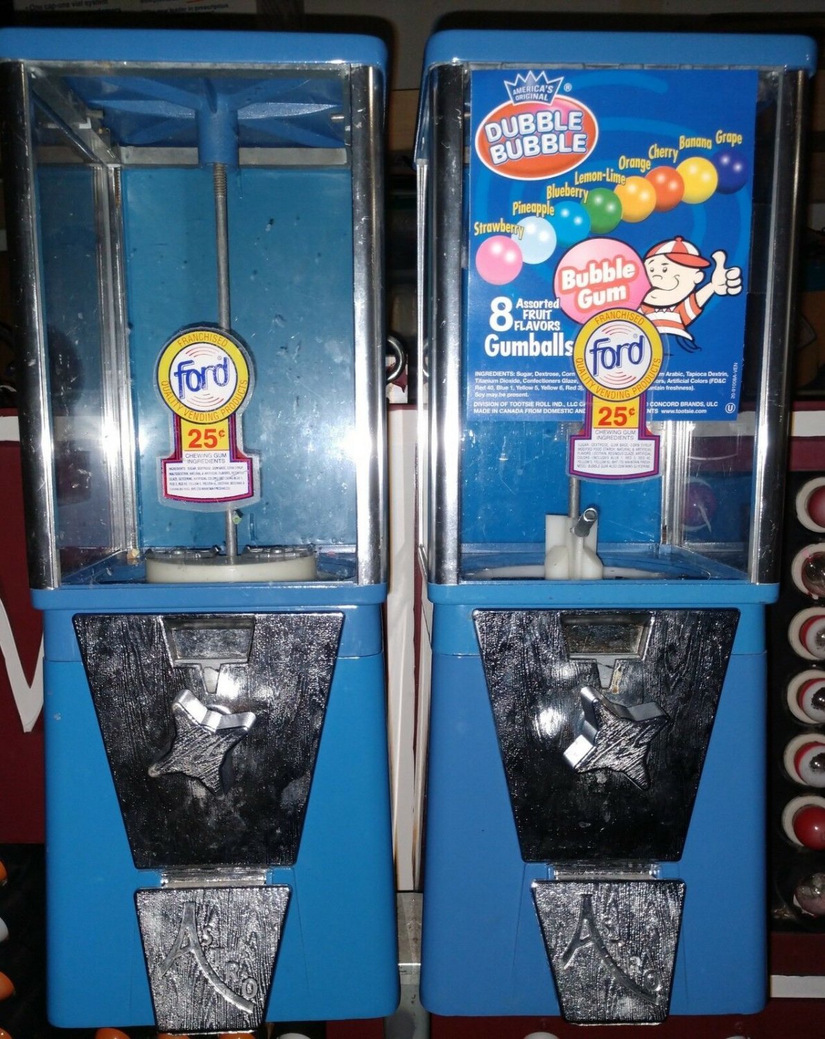 Antique Vintage Astro Gumball Machine with New Locks and Keys