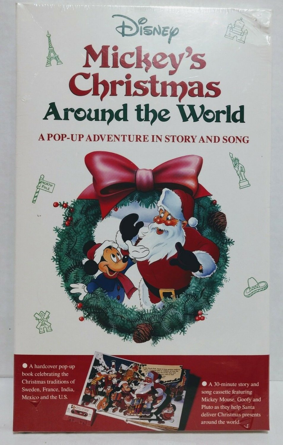 Mickey's Christmas Around the World Pop-Up Adventure Story Song Book ...