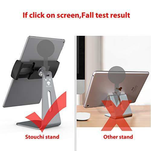 Stouch Tablet Holder Stand Compatible iPad Pro, 360 Rotatable Aluminum Allo