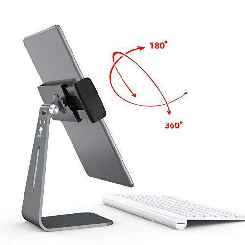 Stouch Tablet Holder Stand Compatible iPad Pro, 360 Rotatable Aluminum Allo