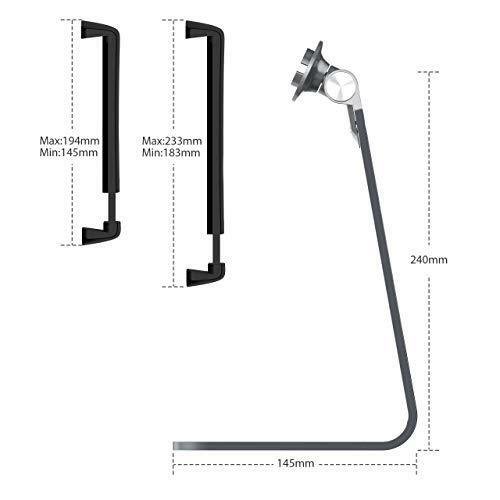 Stouch Tablet Holder Stand Compatible iPad Pro, 360 Rotatable Aluminum Allo