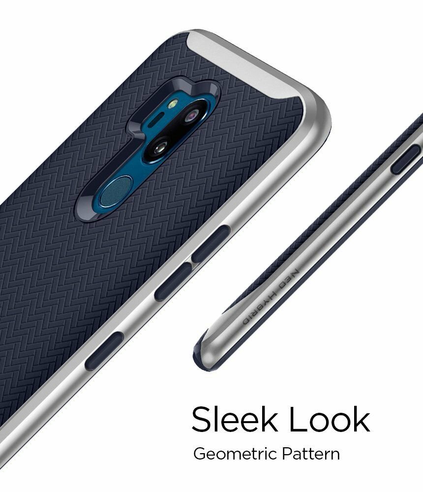 LG G7 Hybrid Case Shockproof Hard Bumper Frame Lightweight Slim Satin ...
