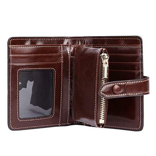Yafeige Women's RFID Blocking Small Compact Leather Wallet Trifold ...