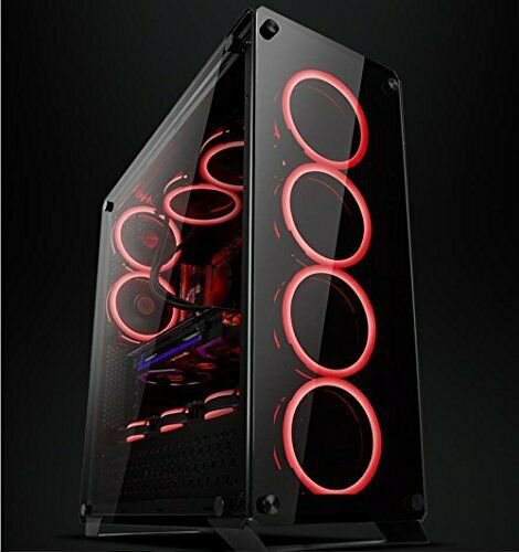 upHere Red Computer Case Fan 120mm LED Silent Fan for Computer Cases ...
