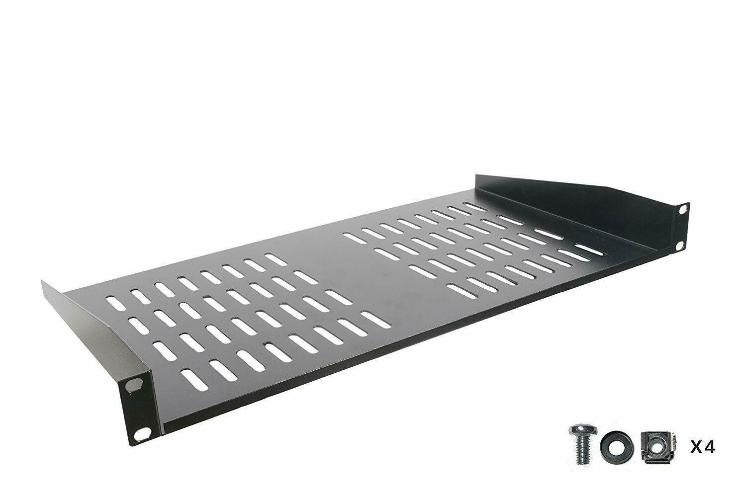 Rack Shelf Universal Cantilever Vented 1U Rack Tray for 19inch Server ...