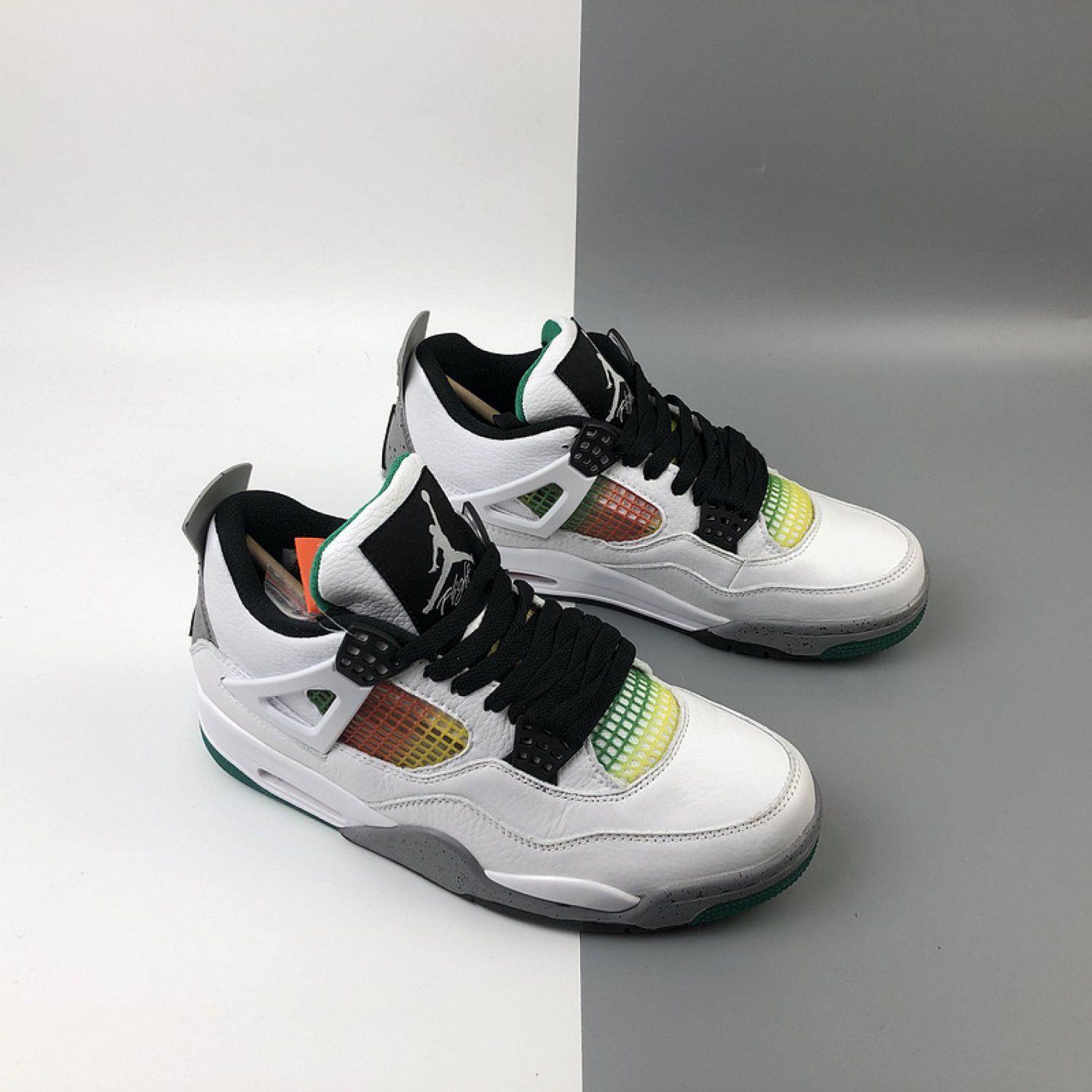 Jordan 4 Retro Lucid Green Rasta (Women's)