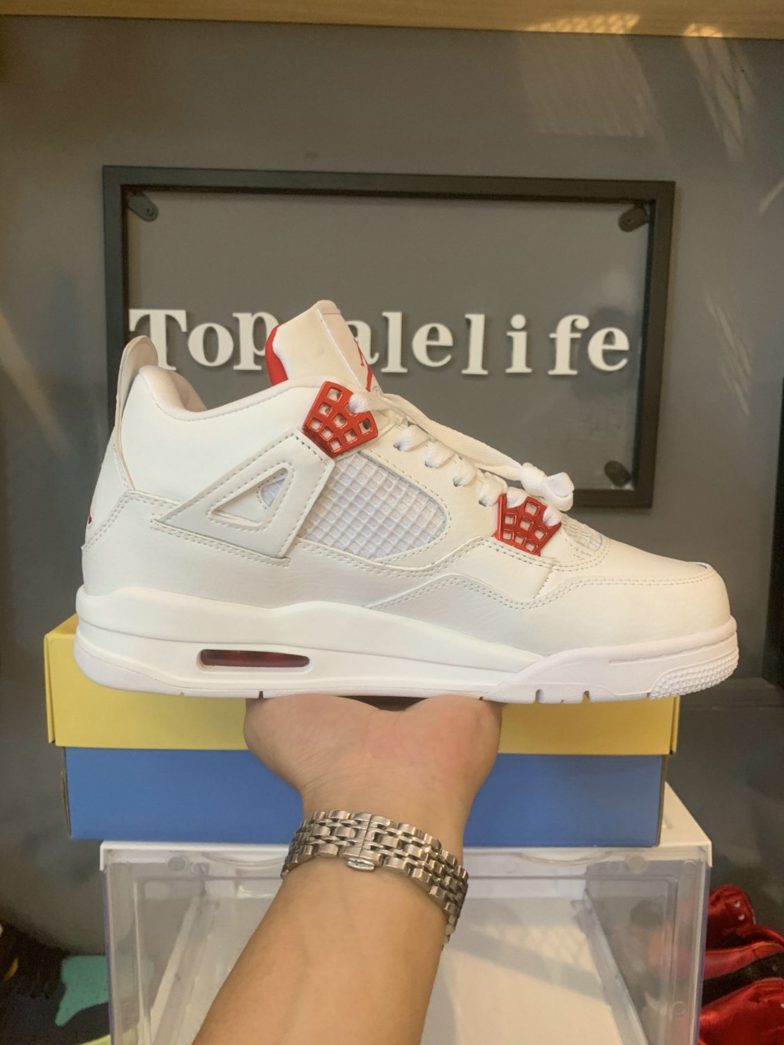 nike air jordan 4 retro metallic red_1