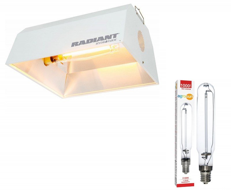 Radiant Reflector with Agrosun 1000W HPS Lamp