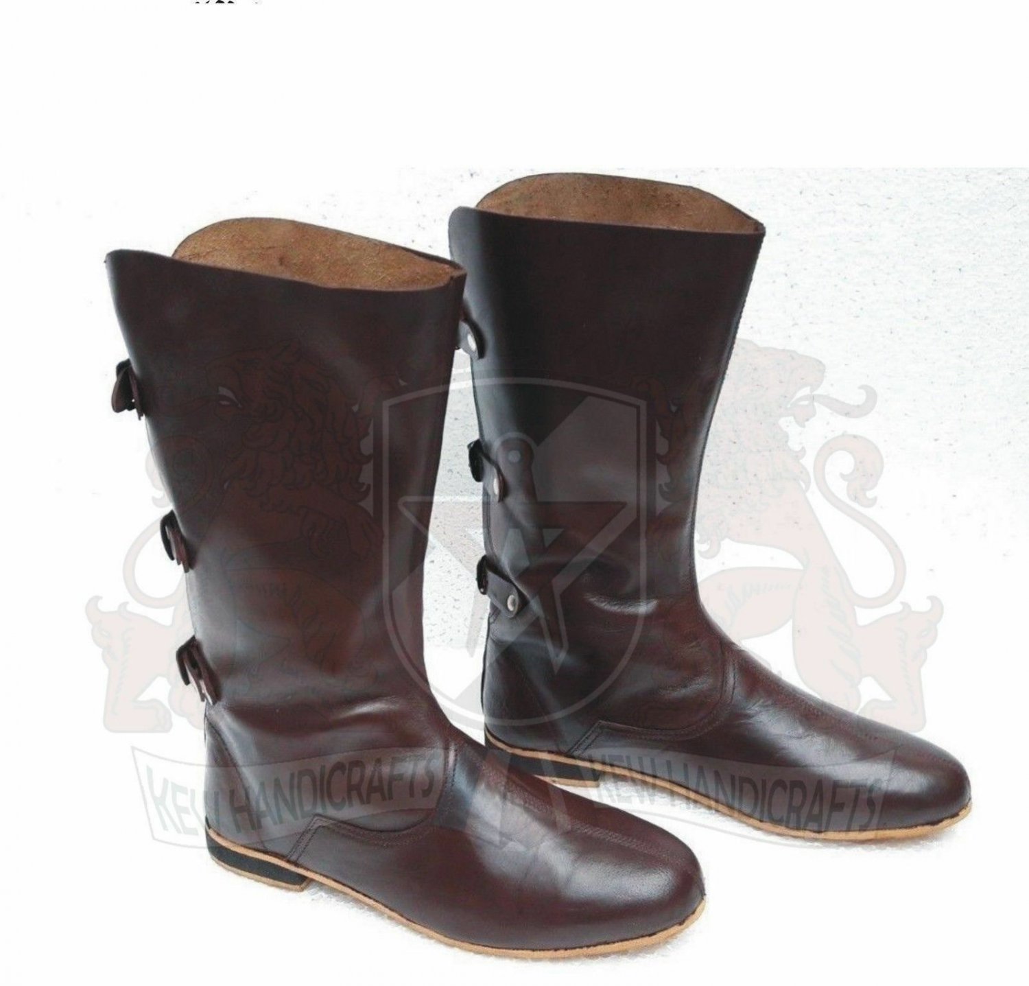 MEDIEVAL LEATHER BOOTS ANCIENT SHOES Warrior Renaissance Re-enactment roman