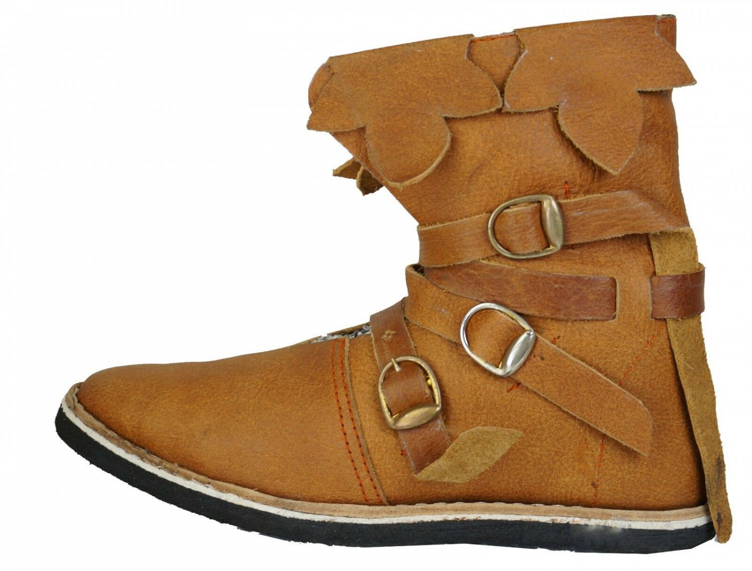 Superman viking Roman Medieval Leather Boot Armor Footwear Handmade costume