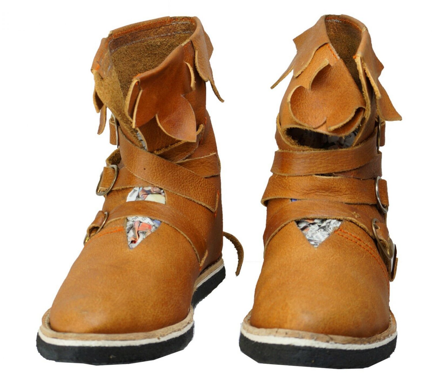 Superman viking Roman Medieval Leather Boot Armor Footwear Handmade costume