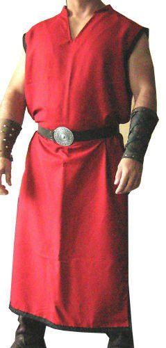 MEDIEVAL Red KNIGHT Tunic Costumes Without Sleeveless Renaissance SCA