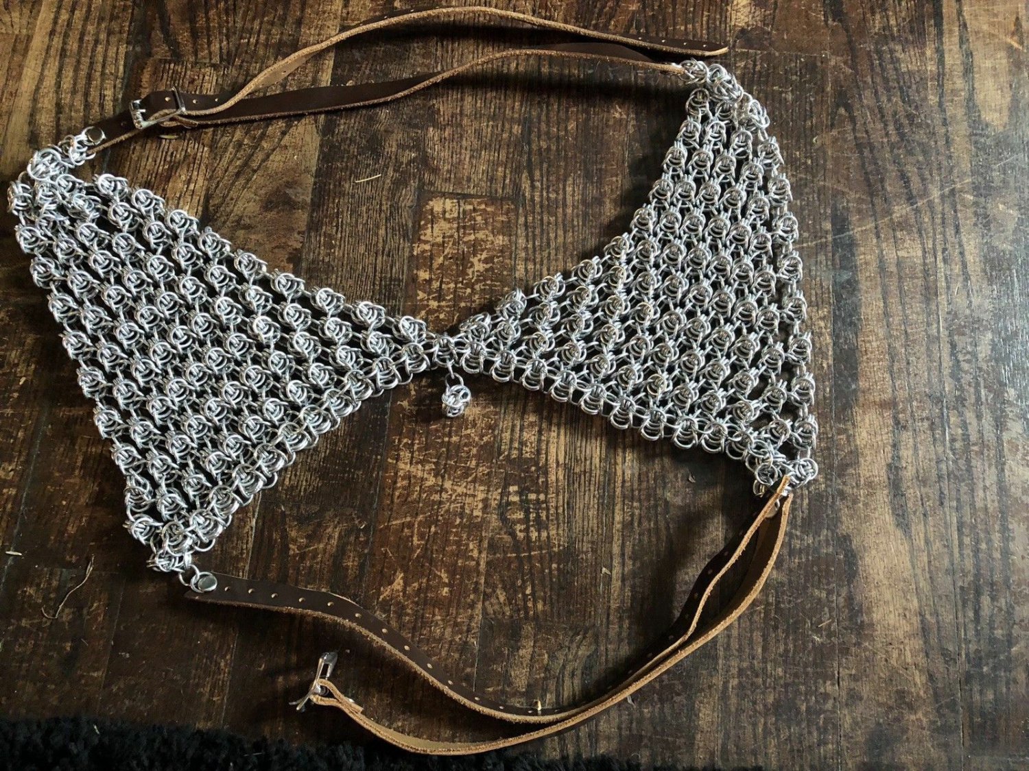 Homemade CHAINMAIL ALUMINIUM STYLE BRA TOP