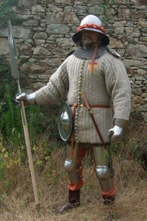 Medieval Gambeson Viking Jacket White Color Reenactment & Theater Full ...