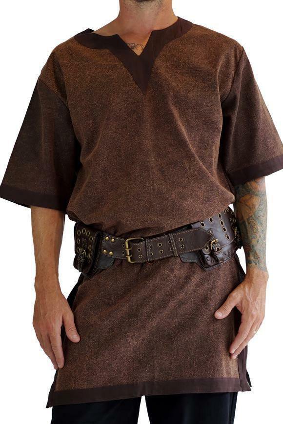 Tunic in Medieval or Renaissance Brown Color New Style Christmas Gift
