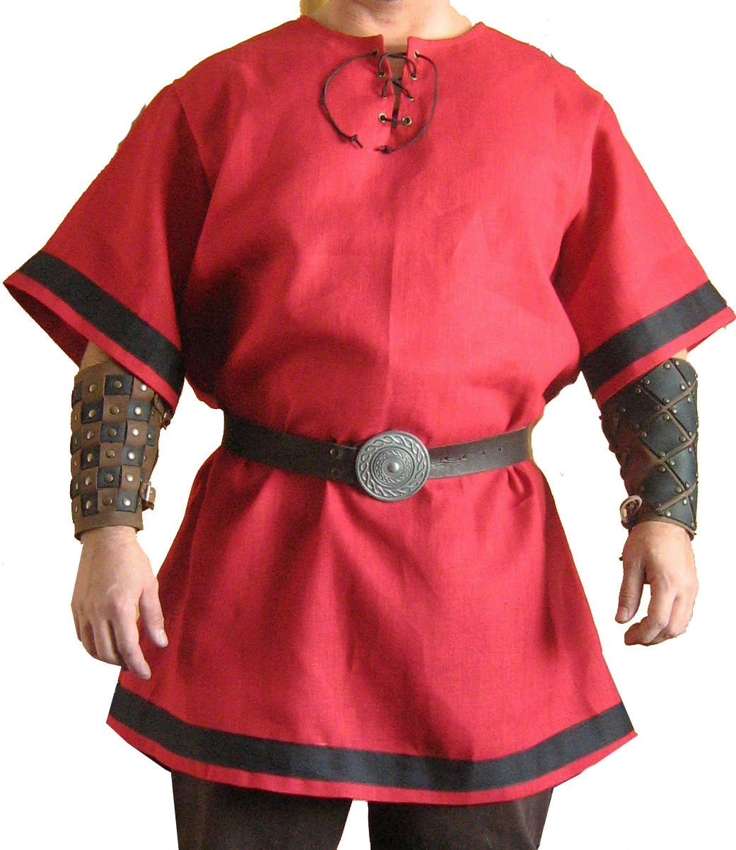 Medieval Viking Red Color Renaissance Tunic Costume For Armor ...
