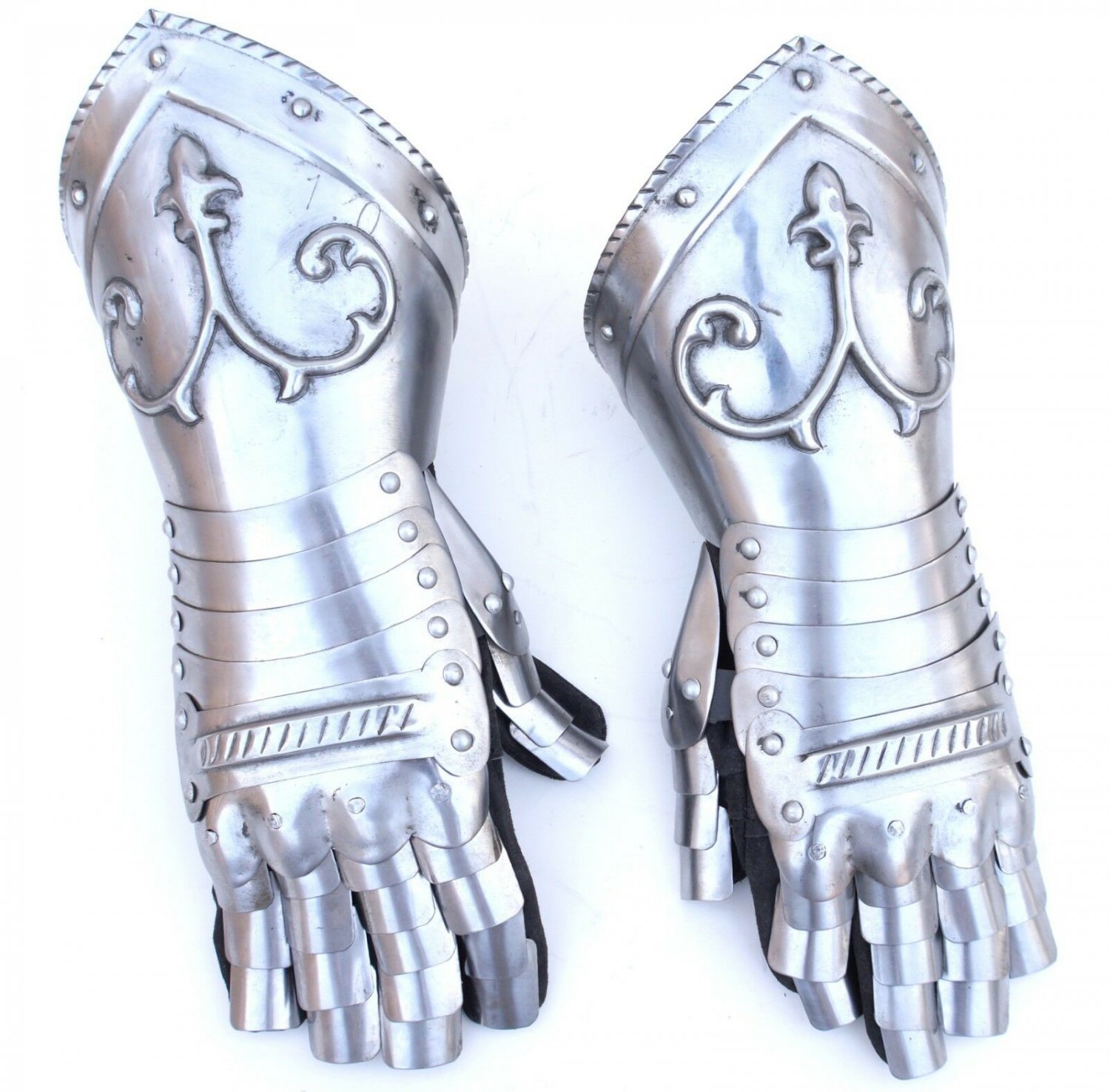 Roman Gothic Functional Armor Gloves Knight Medieval barbuta Gauntlets
