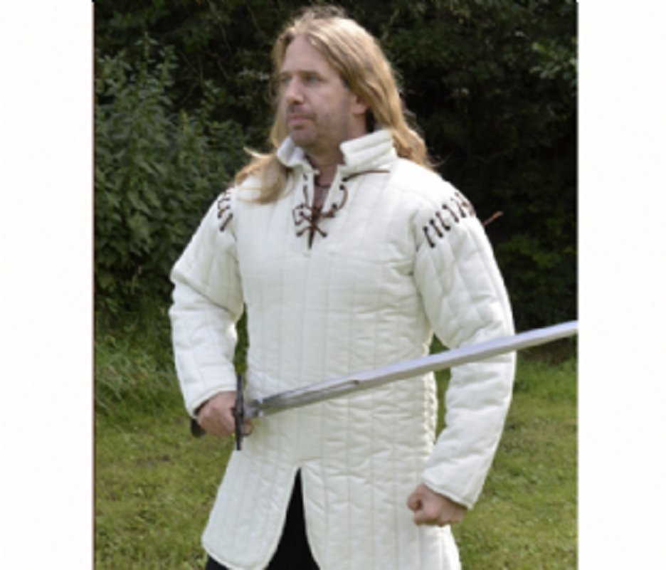 New Medieval Viking White Heart Best Gambeson Costume For Armor Very ...