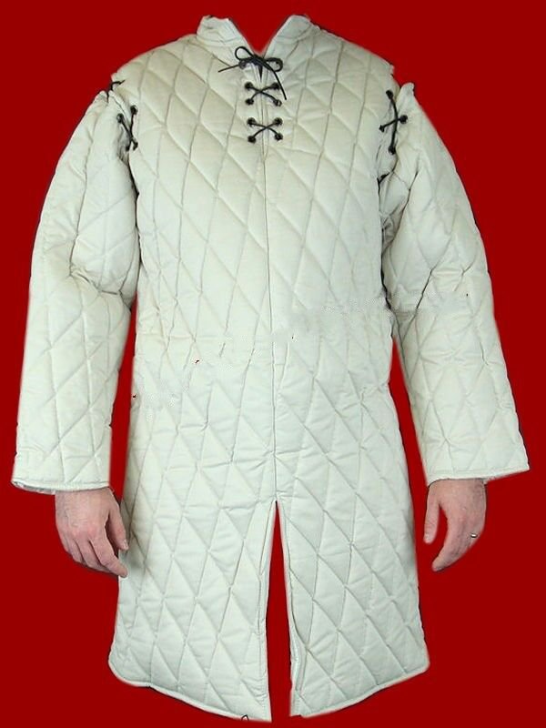 Medieval gambeson Cotton gambeson Padded armor SCA gambeson Arming jacket