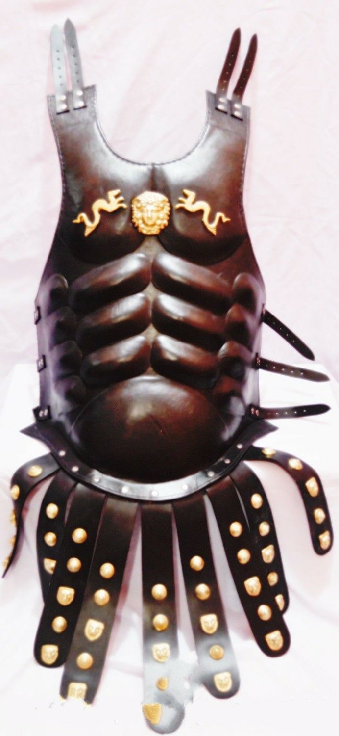 Knight Body Armor Roman Muscle Armor Medieval Cuirass Leather Strap ...