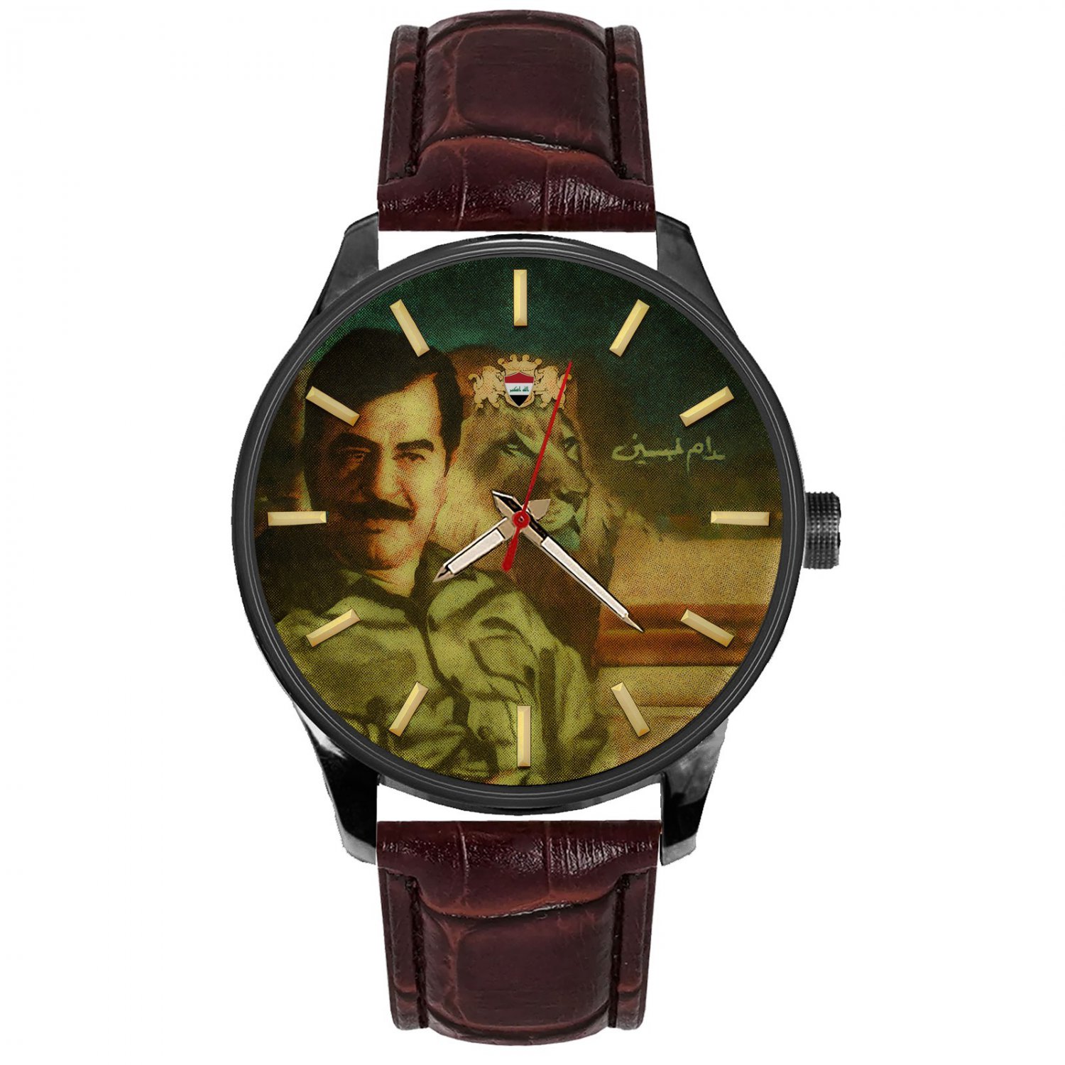 SADDAM HUSSEIN ORIGINAL LION OF THE LEVANT ARTWORK SOLID BRASS ...