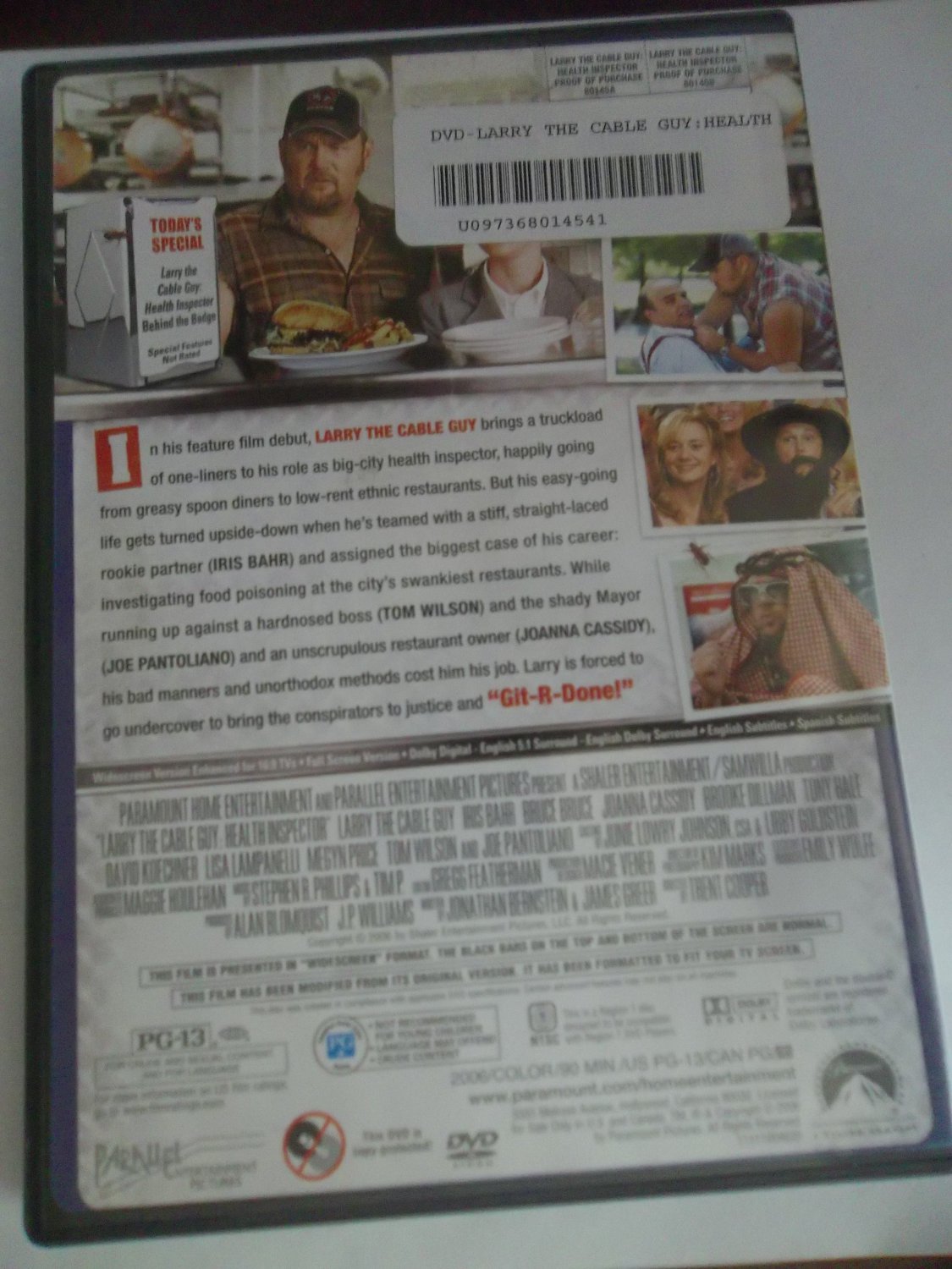 LARRY THE CABLE GUY: HEALTH INSPECTOR (FREE DVD) LARRY THE CABLE GUY ...