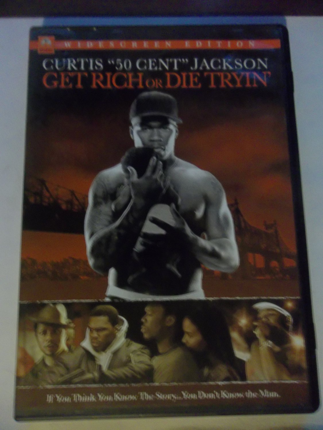 GET RICH OR DIE TRYIN (FREE DVD) CURTIS 50 CENT JACKSON (URBAN DRAMA/TRUE STORY), PLUS FREE GIFT