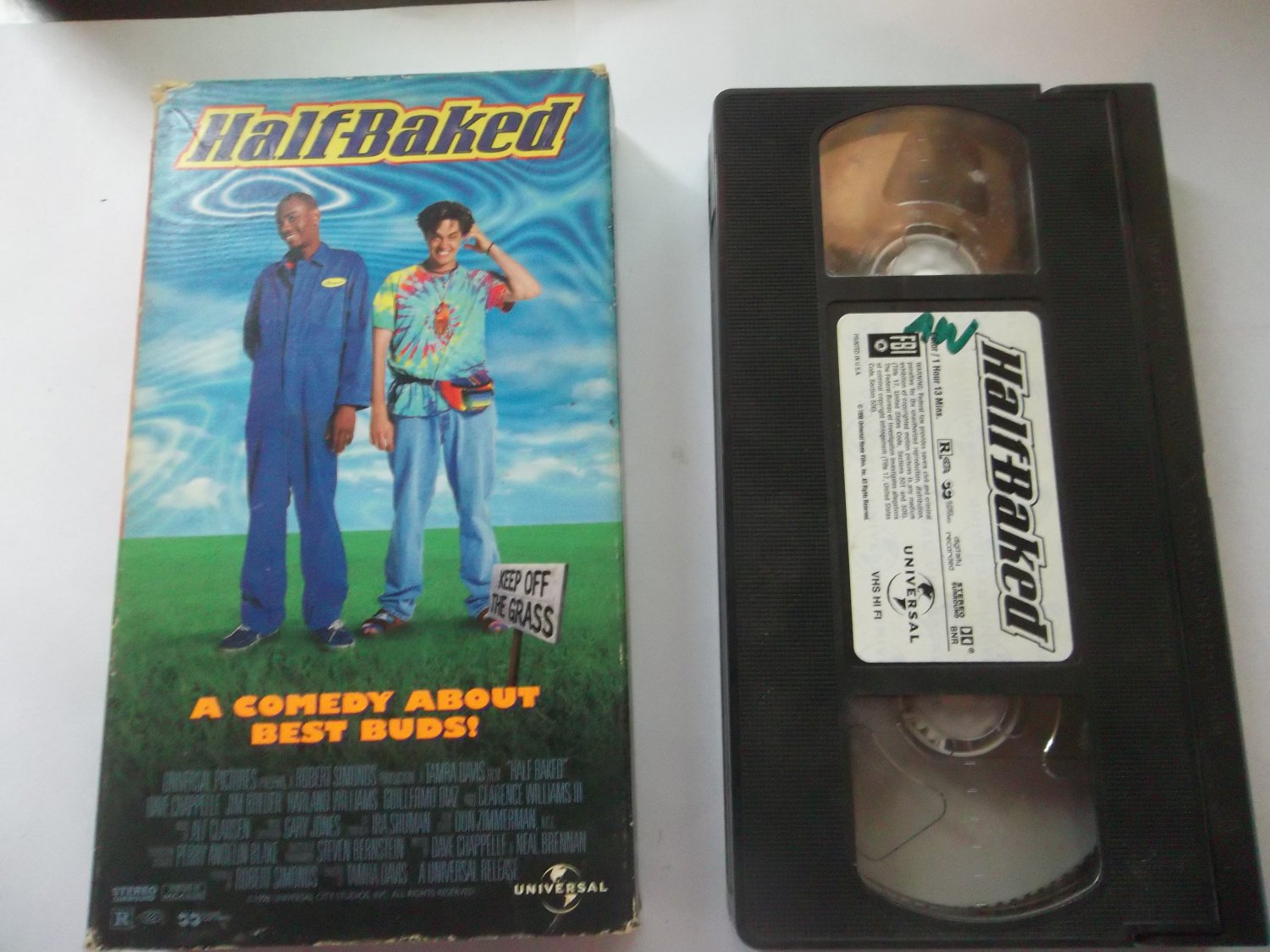 HALF BAKED (VHS, FAST SHIPPING!) DAVE CHAPPELLE (COMEDY), PLUS FREE GIFT