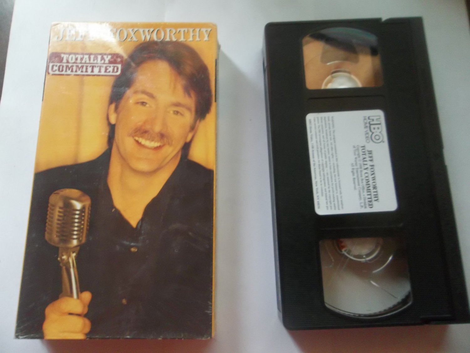 JEFF FOXWORTHY: TOTALLY COMMITTED (VHS, FAST SHIPPING!) STAND UP COMEDY ...
