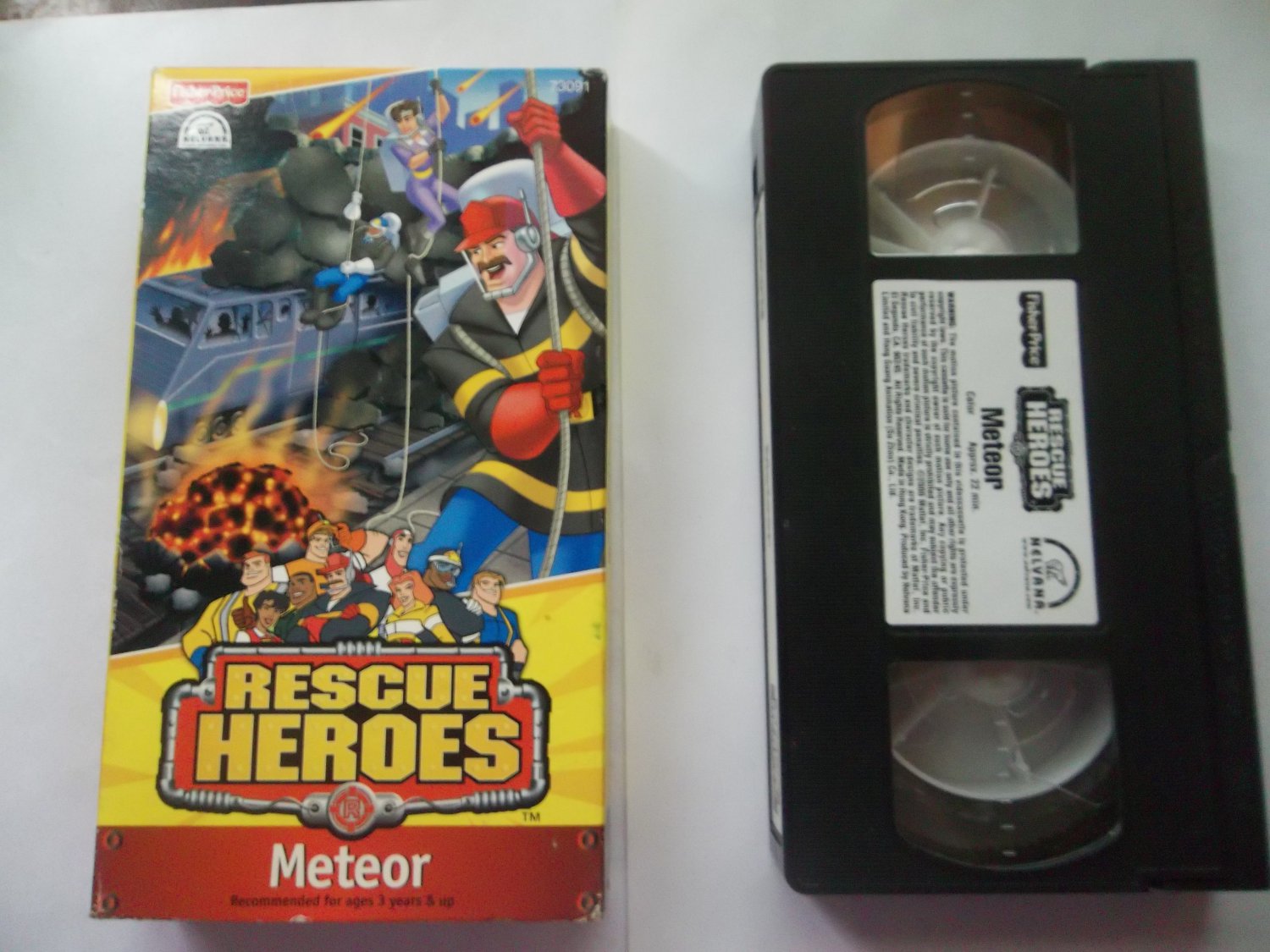 RESCUE HEROES: METEOR (CARTOON) (VHS, FAST SHIPPING!) FISHER PRICE ...